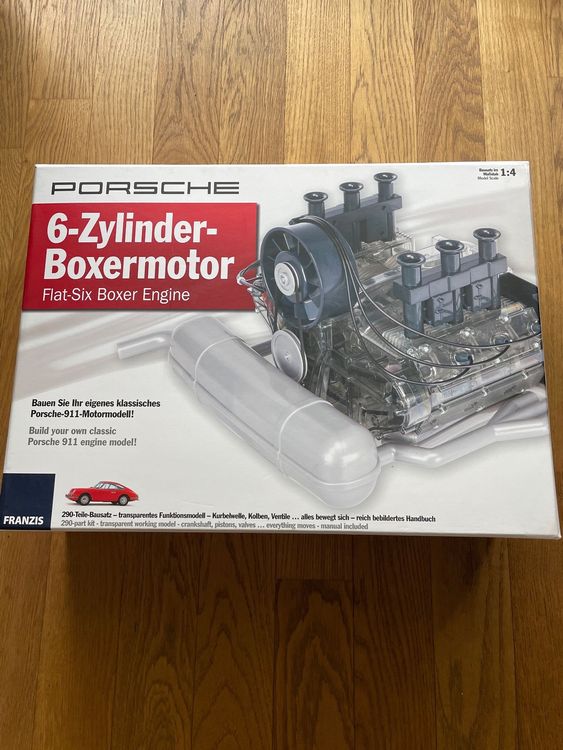 Franzis Porsche 6-cyl Boxer Motor Bausatz 1:4 (Neu und originalverpackt ...
