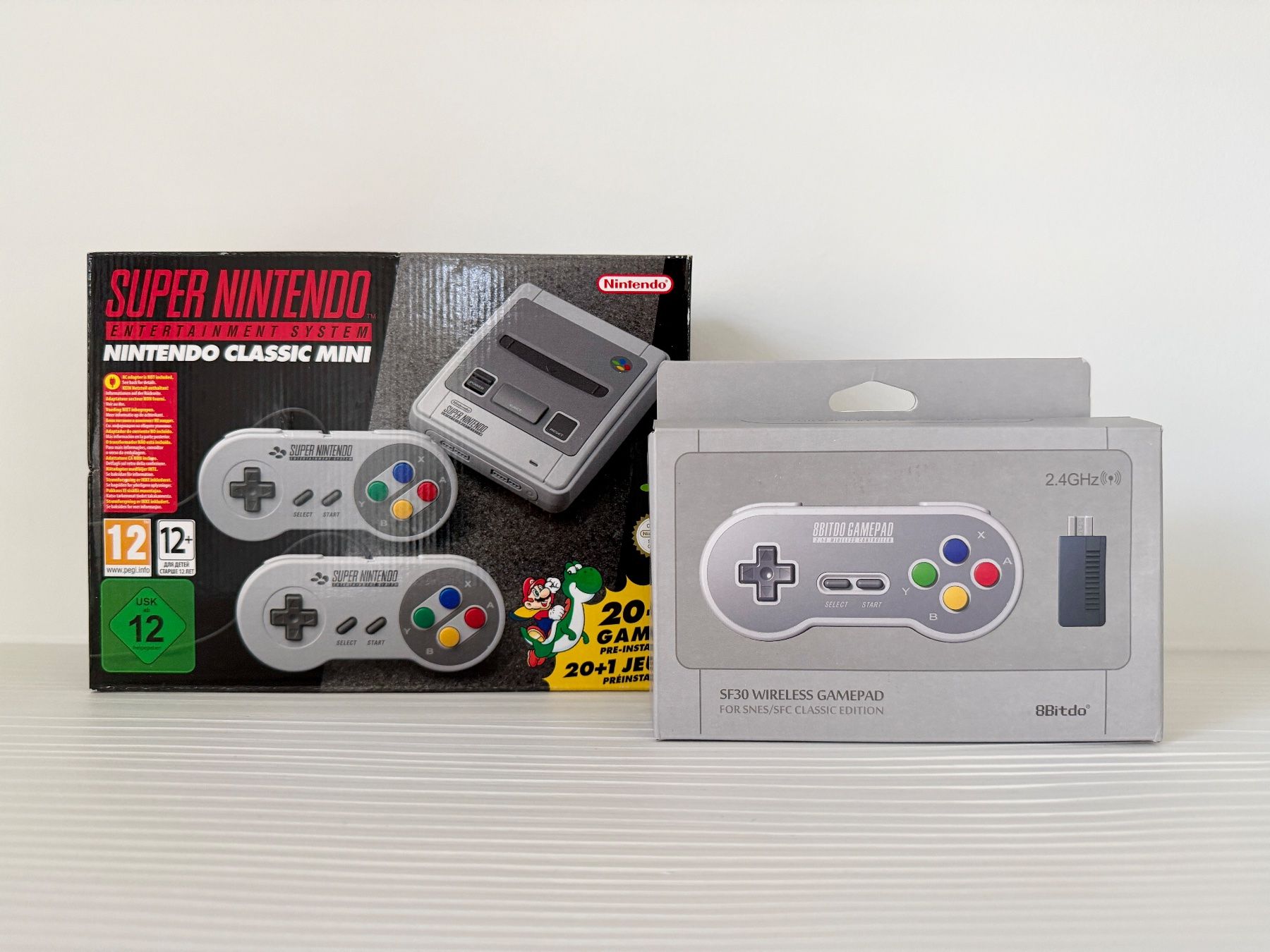Super Nintendo mini + manette 8bitdo SF30 gamepad - Neufs (Neuf (Voir ...