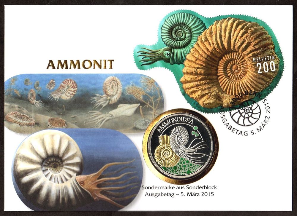 Numis, Ammonit, mit toller Farb-Medaille (Gebraucht) in Walzenhausen ...