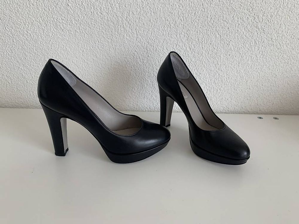 Schwarze Plateau High Heels von Rita Eliseo - Grösse 35 - (Gebraucht ...