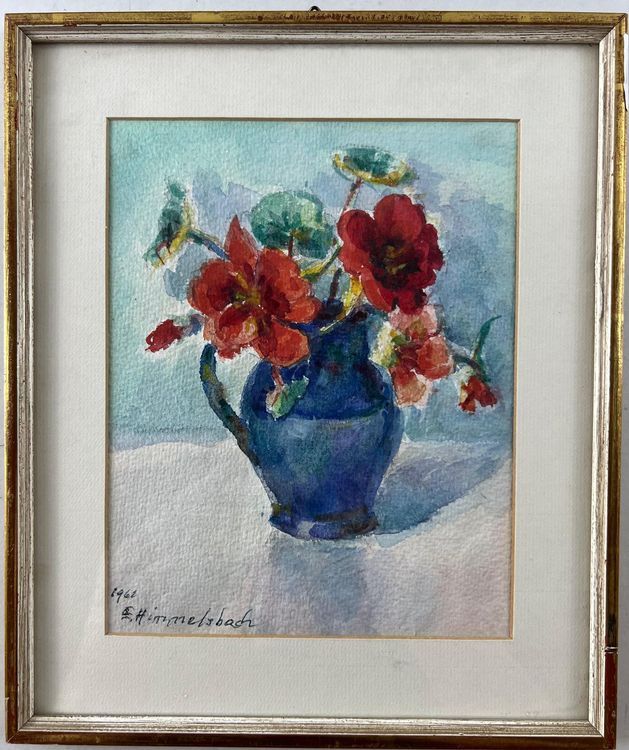 Stilleben Aquarell Handsigniert Datiert. | Kaufen auf Ricardo