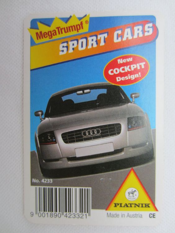 Sport Cars Quartett Piatnik | Kaufen auf Ricardo