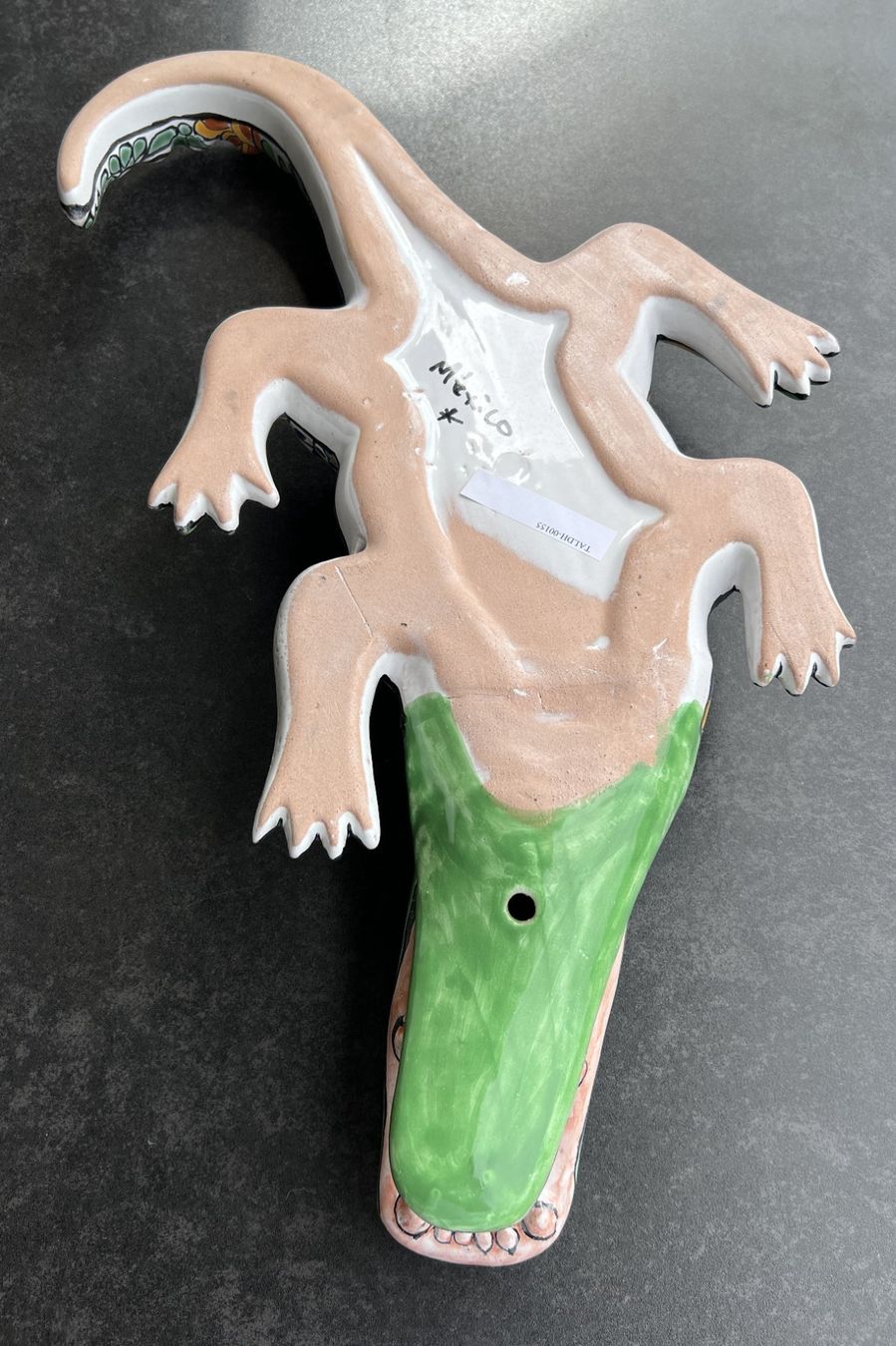 Magnifique Figurine "Crocodile" en Talavera / Artisanal - GM (Neu ...