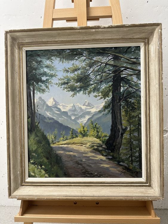 Joseph Egger (1897-1969) Gemälde Landschaft Berge (Gebraucht) in Ebikon ...
