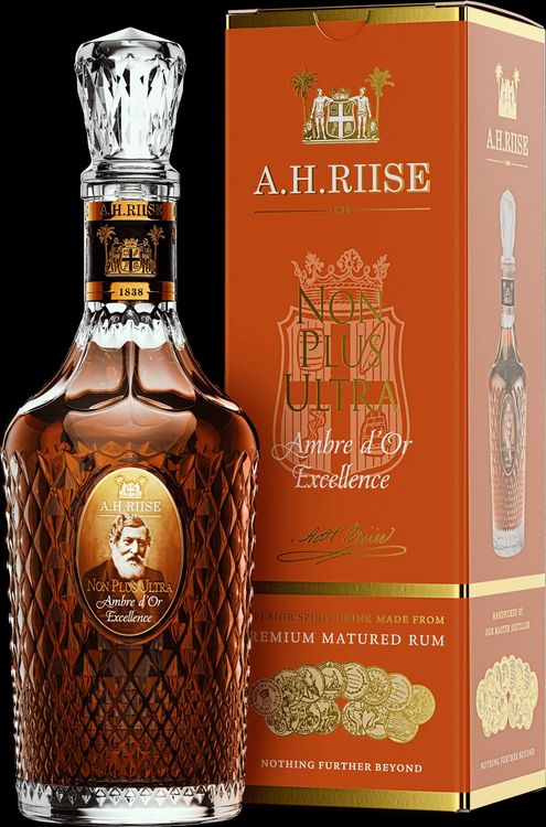 A.H. Riise Non Plus Ultra Ambre d'Or Excellence Rum (Neu und ...