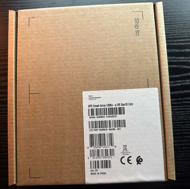 HPE Smart Array E208e-p SR Gen10 (Neu und originalverpackt) in Itingen ...