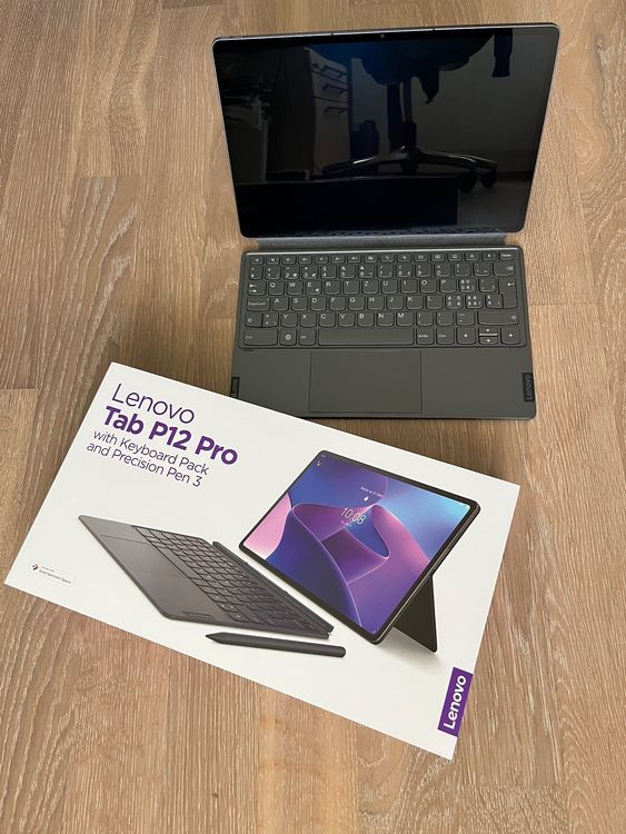 Lenovo Tab P12 Pro mit Keyboard Pack und Precision Pen 3 (Gebraucht) in ...