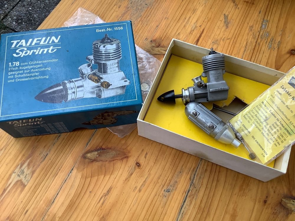 GRAUPNER, Taifun Sprint, Modellmotor, 1.78 ccm, Rarität (D'occasion) à Deitingen pour CHF 107 ...