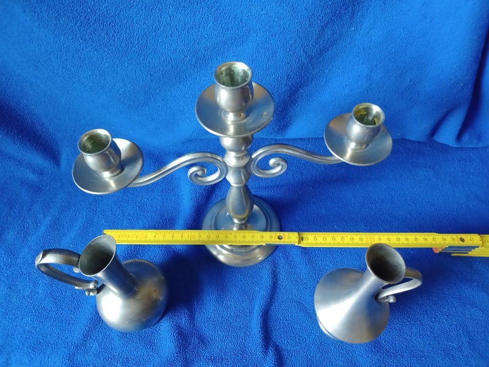 Zinn Kerzenständer | Kaufen auf Ricardo