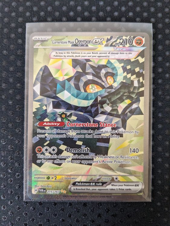 Pokémon Twilight Masquerade - Cornerstone EX 215/167 ( EN ) (Neu ...