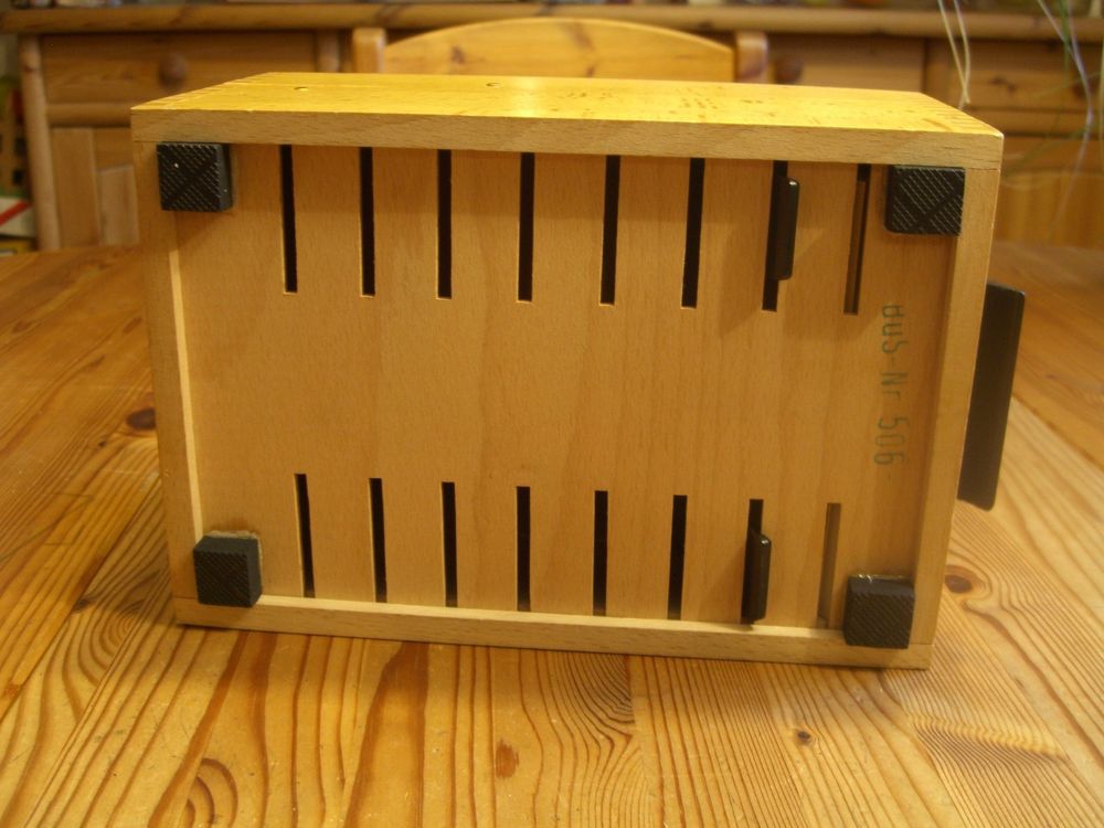 Vintage Karteikasten aus Holz, für DIN A6 mit Register A-Z (Gebraucht ...