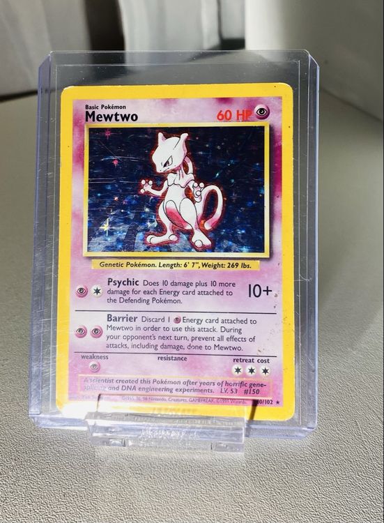 Mewtwo Holo #10 Pokemon Base Set (Neu (gemäss Beschreibung)) in ...