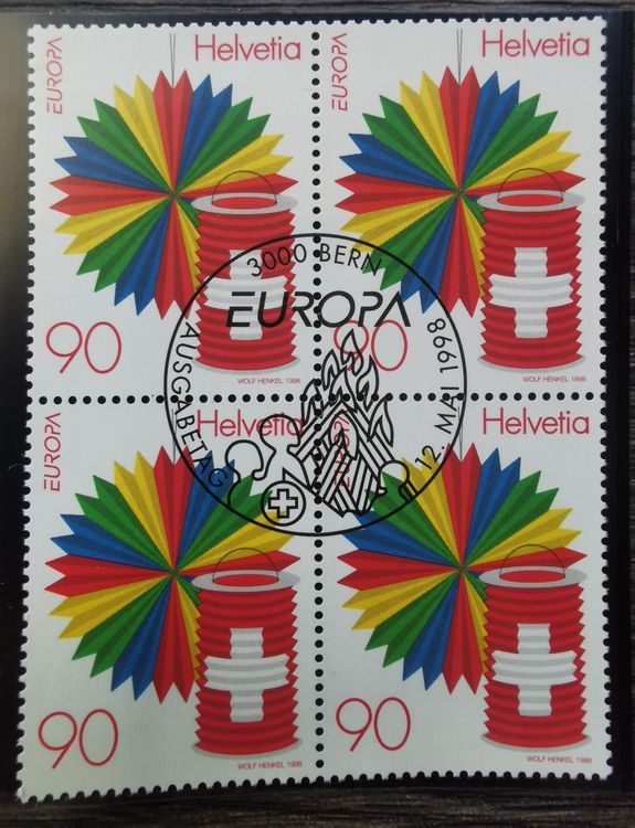 TR103 Bloc Timbre Suisse 1998 (Gebraucht) in Cousset für CHF 0.65 – mit Lieferung auf Ricardo kaufen