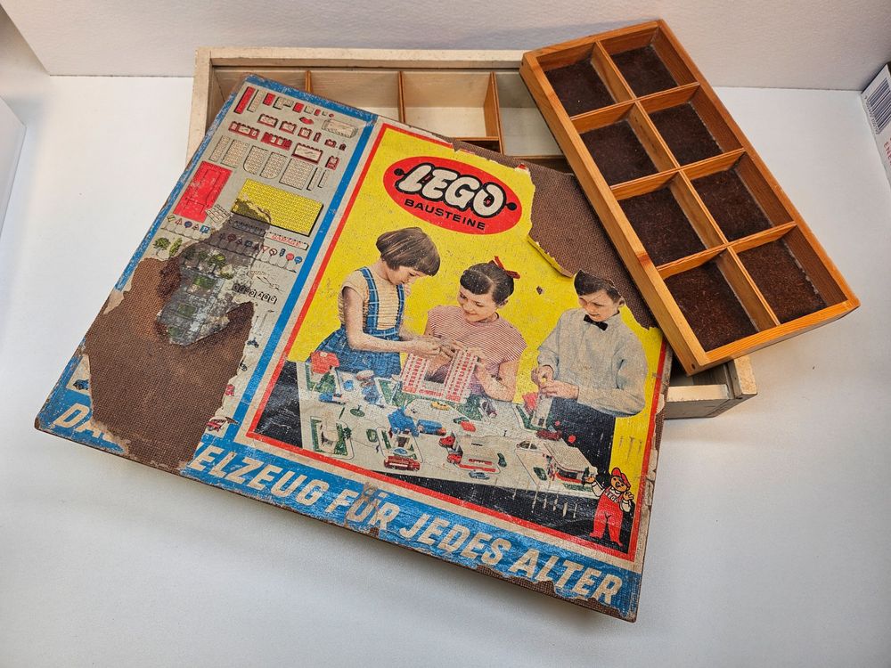 Vintage LEGO Baukasten aus Holz, Rarität, 60er Jahre (Gebraucht) in ...