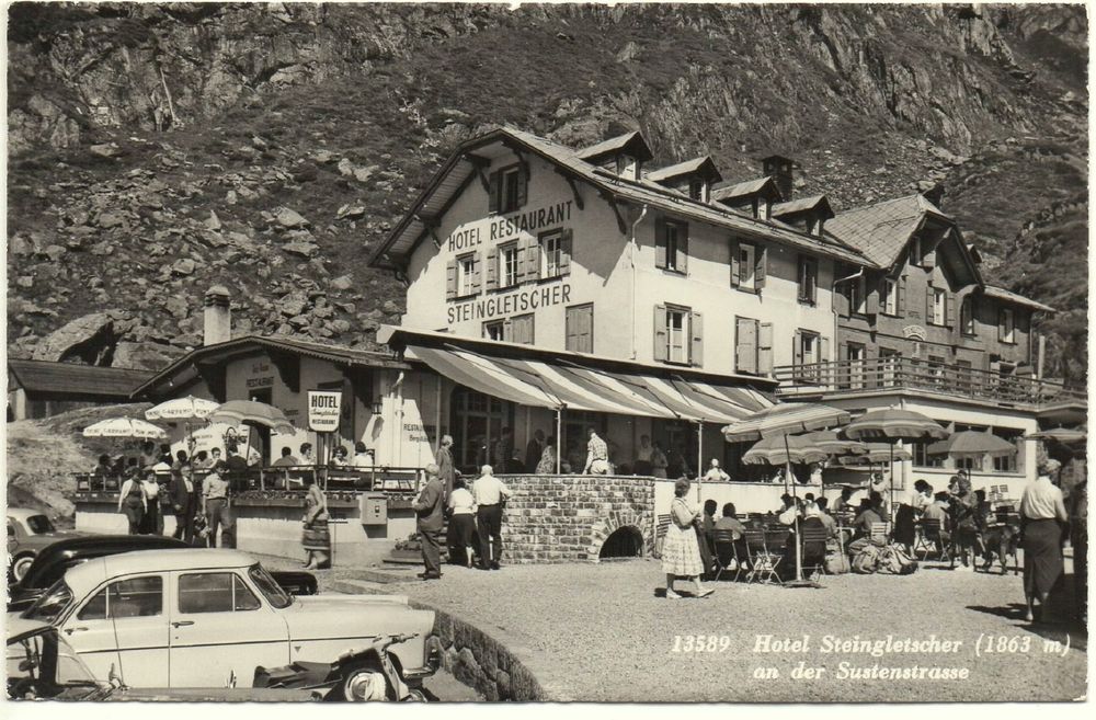 SUSTEN Hotel Restaurant Steingletscher belebt Oldtimer Auto (Neu (gemäss Beschreibung)) in Jona ...