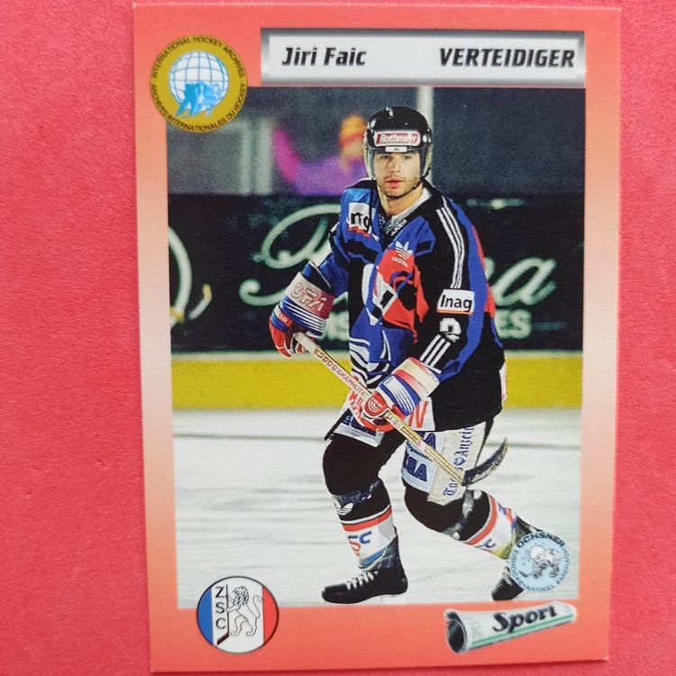 Jiri Faic - ZSC CARD - 1993/94 (D'occasion) à Dübendorf pour CHF 5.9 ...
