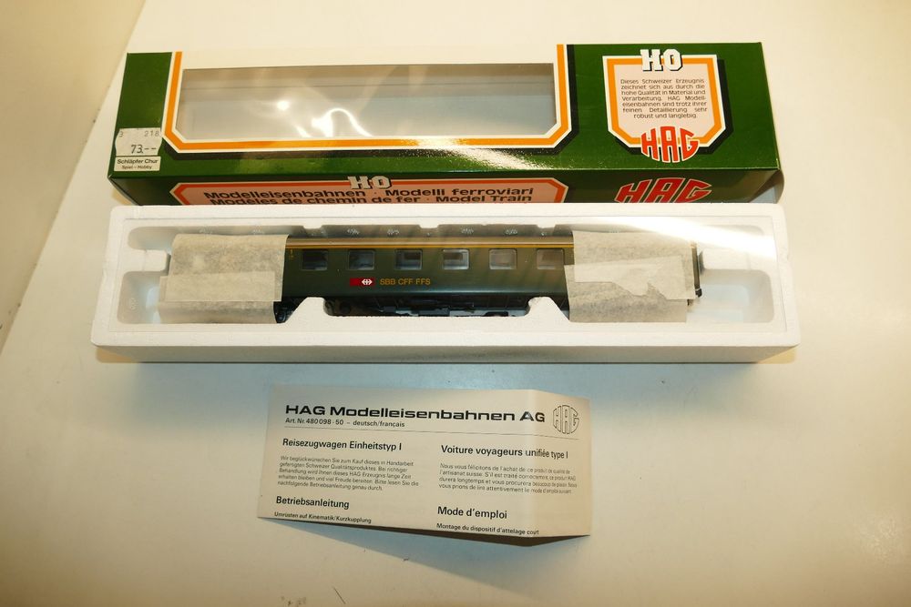 Hag H0: SBB 1.Kl. Personenwagen EWI (Neu und originalverpackt) in Niederhasli für CHF 39 – mit ...
