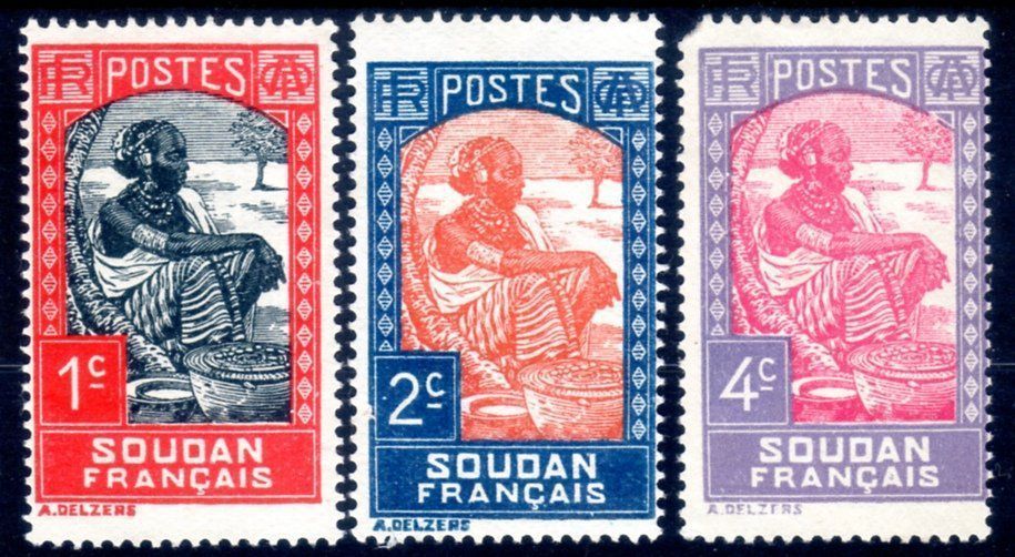 FRANZÖSISCH SUDAN 1931 3 MARKEN * OHNE GUMMI * - F472 (Neu (gemäss Beschreibung)) in Losone für ...