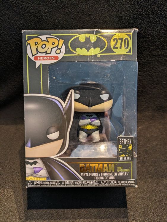 Funko Pop! DC - Batman First Appearance #270 (Neu und originalverpackt ...