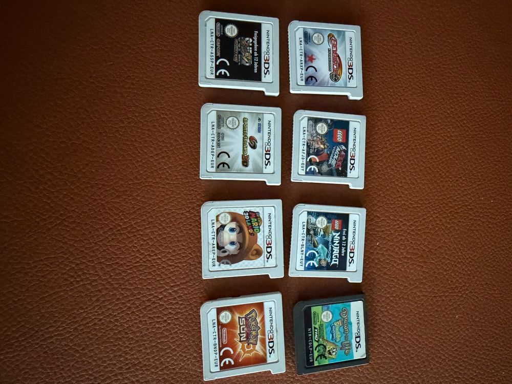 Nintendo 3DS XL + 8 Spiele + Tasche zu verkaufen (Gebraucht) in ...