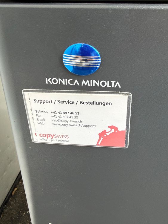 Konica Minolta Drucker Bizhub C258 (Gebraucht) in Lommiswil für CHF 216 ...