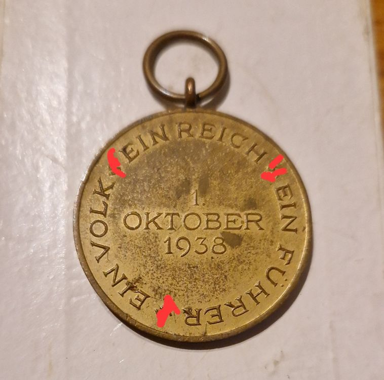 Medaille Drittes Reich Volk Ein Reich Ein Führer Deutschlan (Gebraucht ...