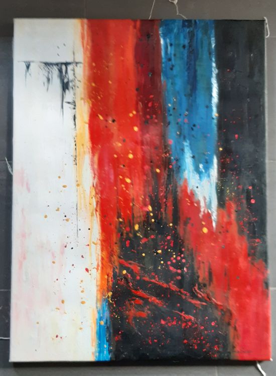 Gemälde abstrakt (Gebraucht) in Richterswil für CHF 35 – nur Abholung auf Ricardo kaufen