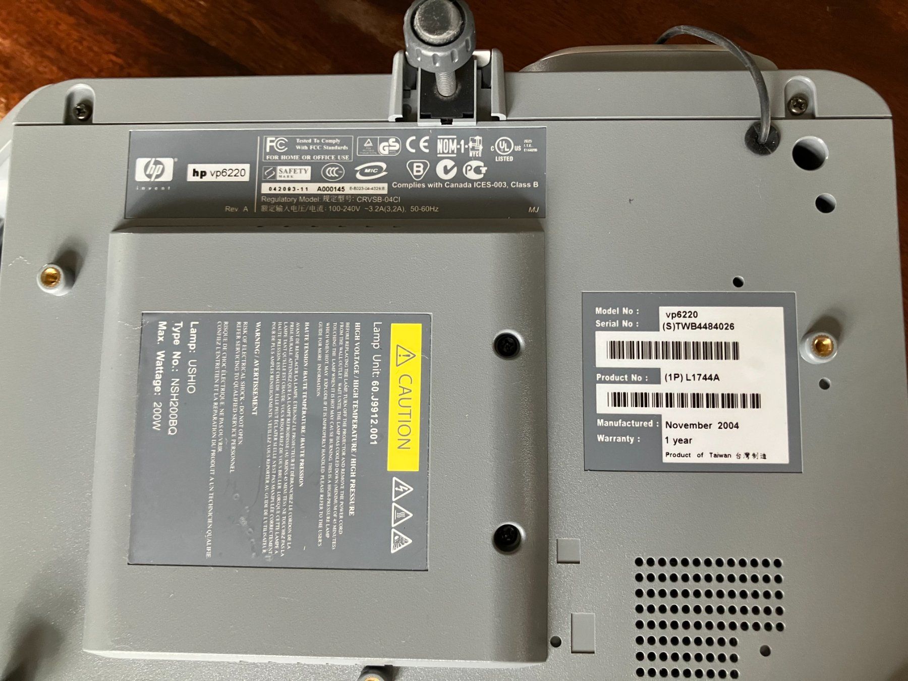 HP VP 6220 DLP Beamer / 2000 Ansi Lumen / AB CHF 1.- !!! (Gebraucht) in ...