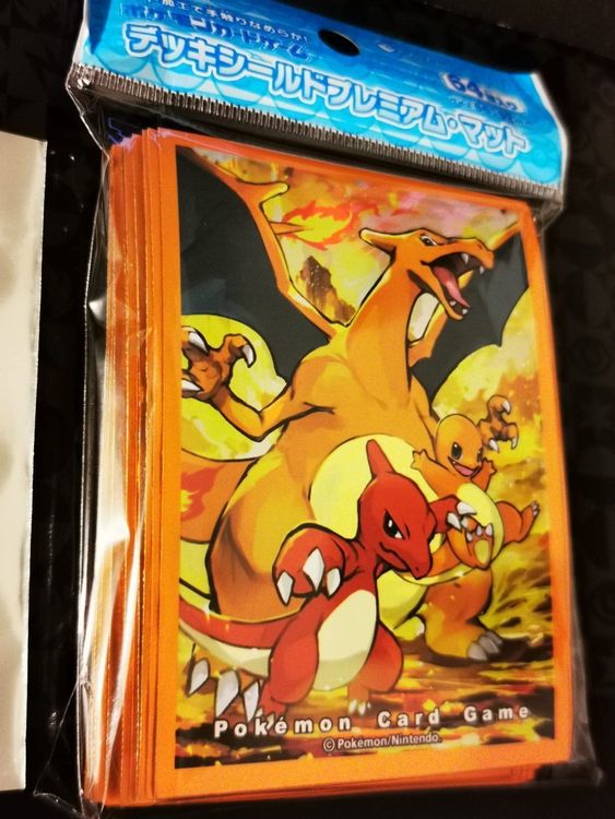 Pokemon TCG Premium Card Sleeve Charizard Glurak *NEU* -2020 | Kaufen ...