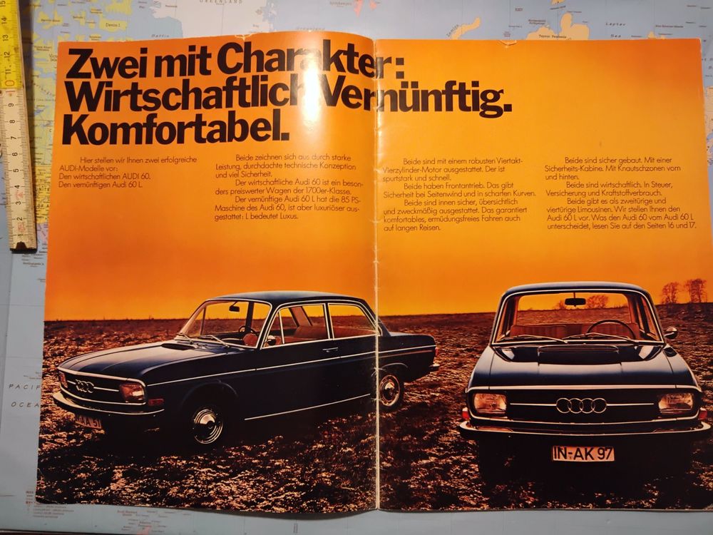AUDI 60 Prospekt | Kaufen auf Ricardo