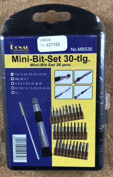 MINI-BIT-SET 30 TEILE ORIGINALVERPACKT | Kaufen auf Ricardo