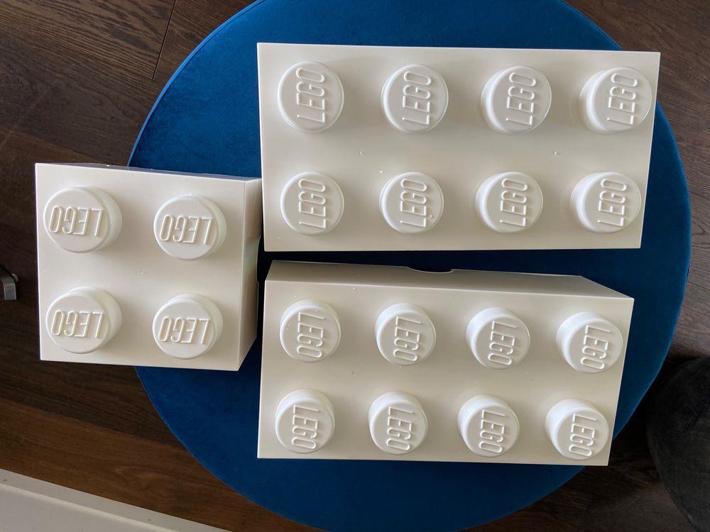 LEGO BOX, 2 x 8 Noppen, 1 x 4 Noppen, Weiss (Gebraucht) in Forch für ...