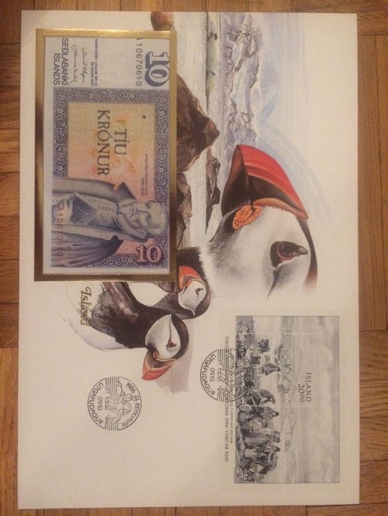 Banknotenbrief Island (Neu und originalverpackt) in Muralto für CHF 3.95 – mit Lieferung auf ...