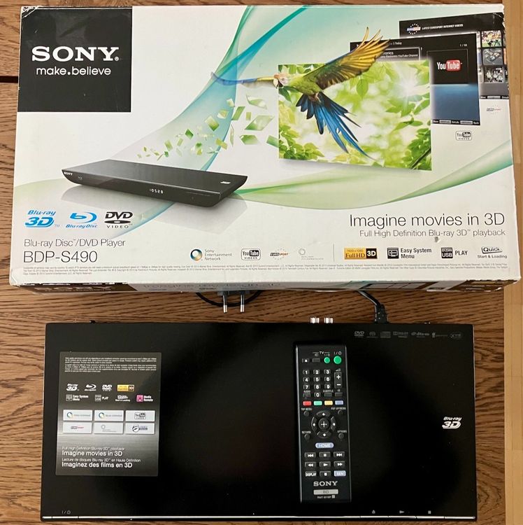 Sony BDP-S490 3D-Blu-ray Disc™-Player (Gebraucht) in Winterthur für CHF ...