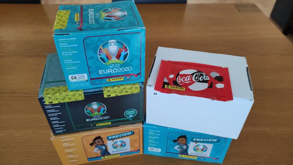 Panini EM 2020 5 Boxen-Bundle | Kaufen auf Ricardo