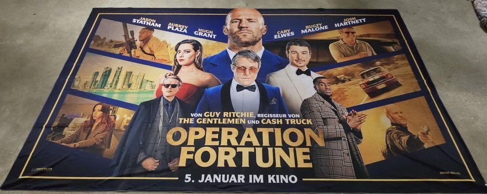 Kino Aushang OPERATION FORTUNE (Gebraucht) in Unterkulm für CHF 155 ...