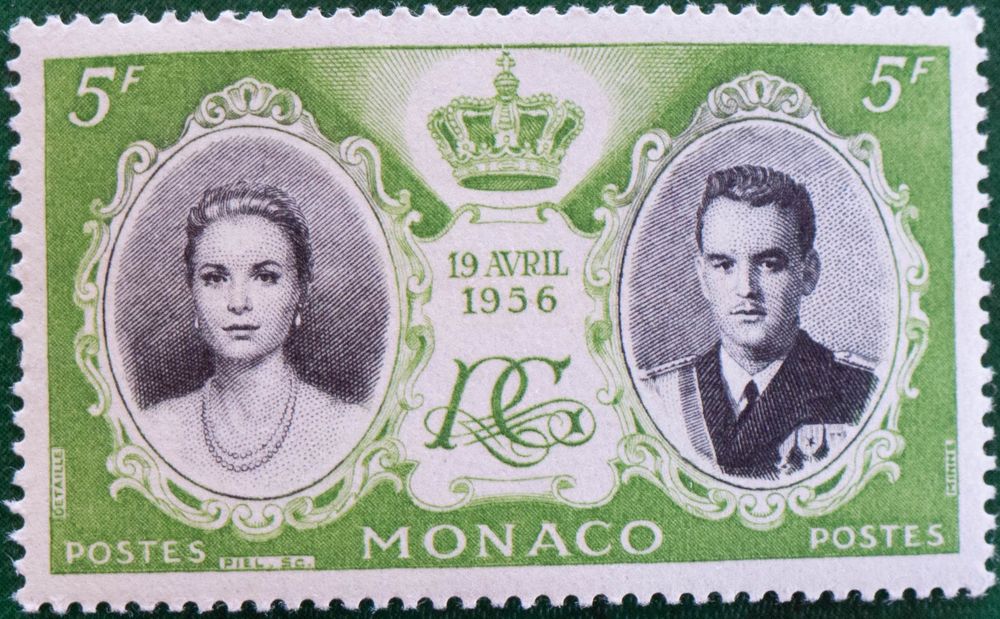 Monaco Briefmarke / Francobollo Principato di Monaco ab 1 C (Gebraucht ...