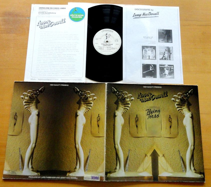 LP LENNY MAC DOWELL flying torso OHRWURM DE JAZZ ROCK (Gebraucht) in ...