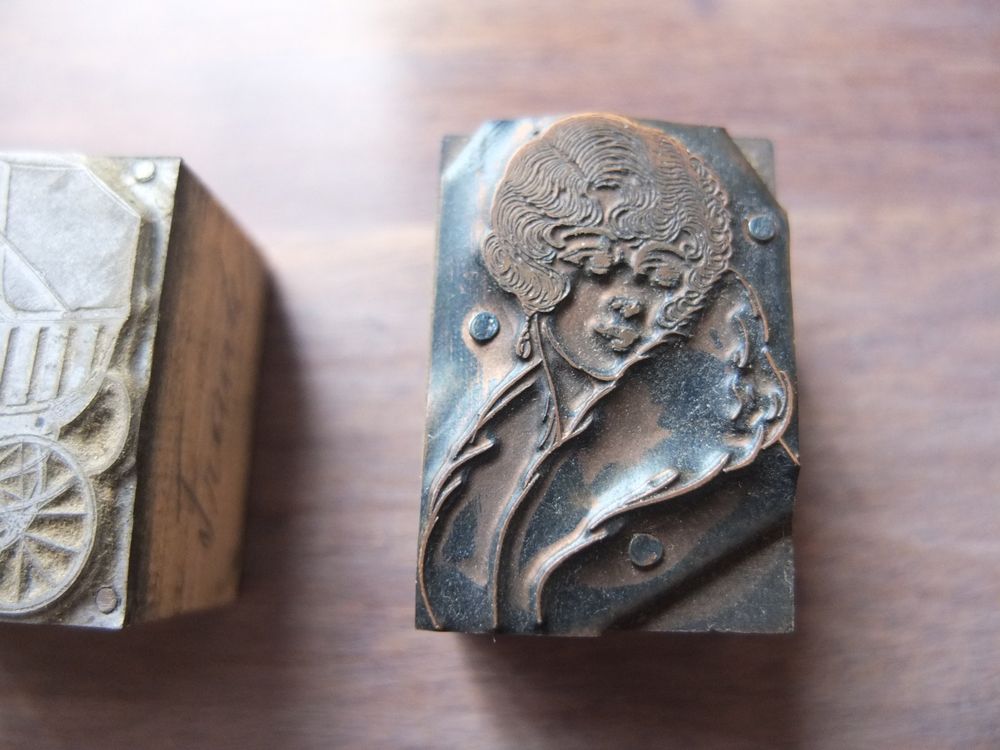 antike Stempel Druckstempel versch. Motive 7 Stk (Gebraucht) in St ...
