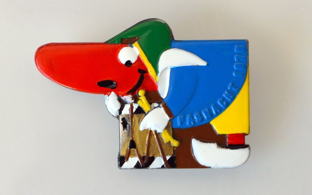 Bemalte Blaggedde Fasnacht Basel 1975 | Kaufen auf Ricardo