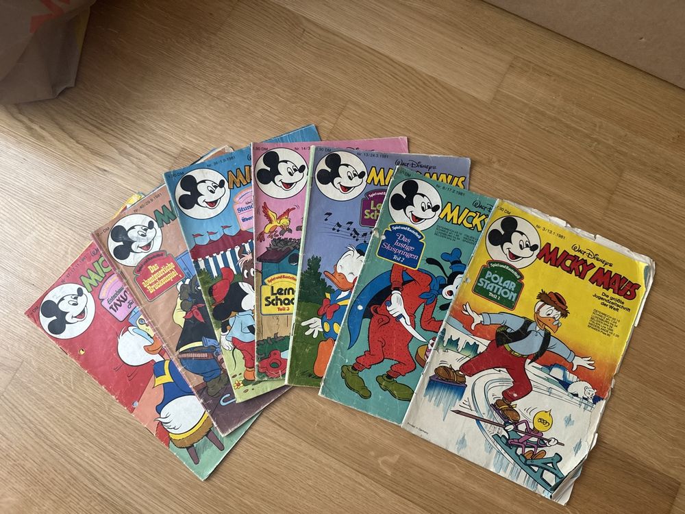 Mickey Maus Hefte / Comics von 1981 (Gebraucht) in Zug für CHF 3.5 – mit Lieferung auf Ricardo ...
