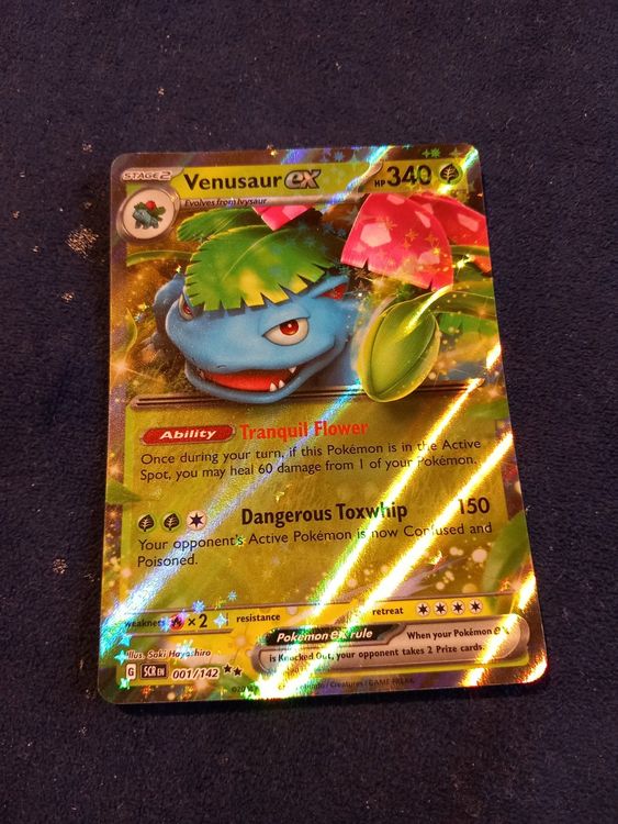 Venusaur EX (EN) Stellar Crown - SCR 001/142 (Gebraucht) in Hinterfultigen für CHF 2 – mit ...