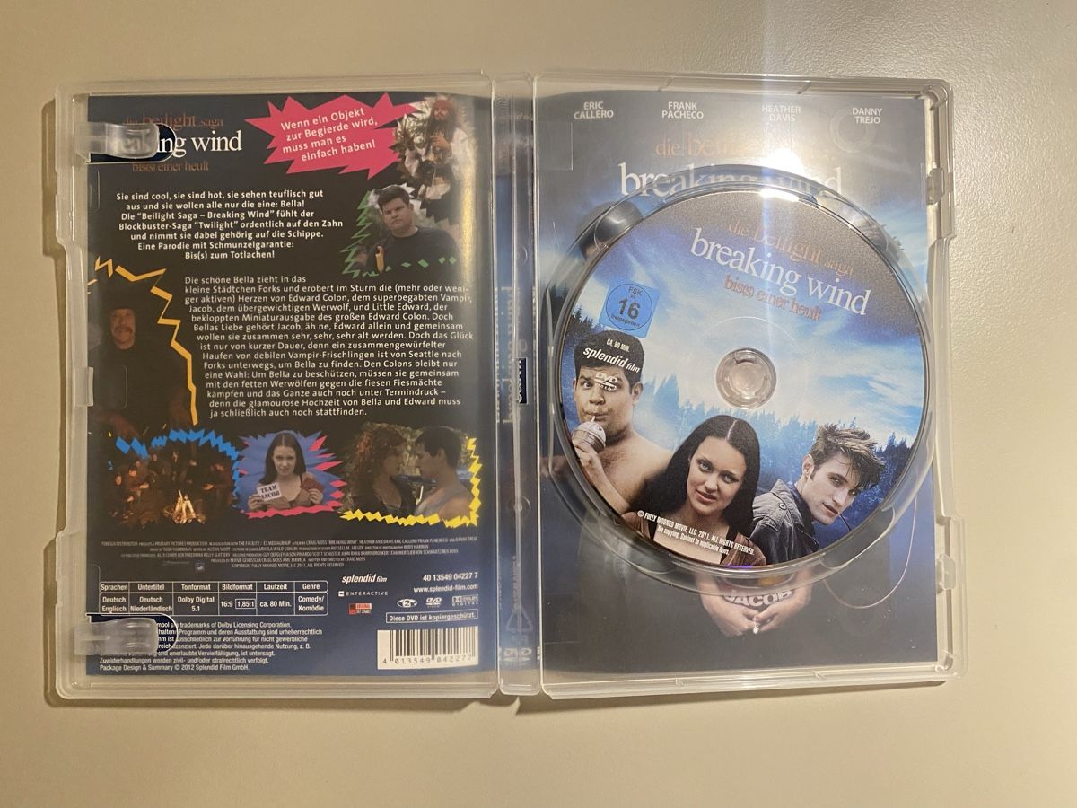 die beilight saga - breaking wind - bis(s) einer heult DVD (Gebraucht ...