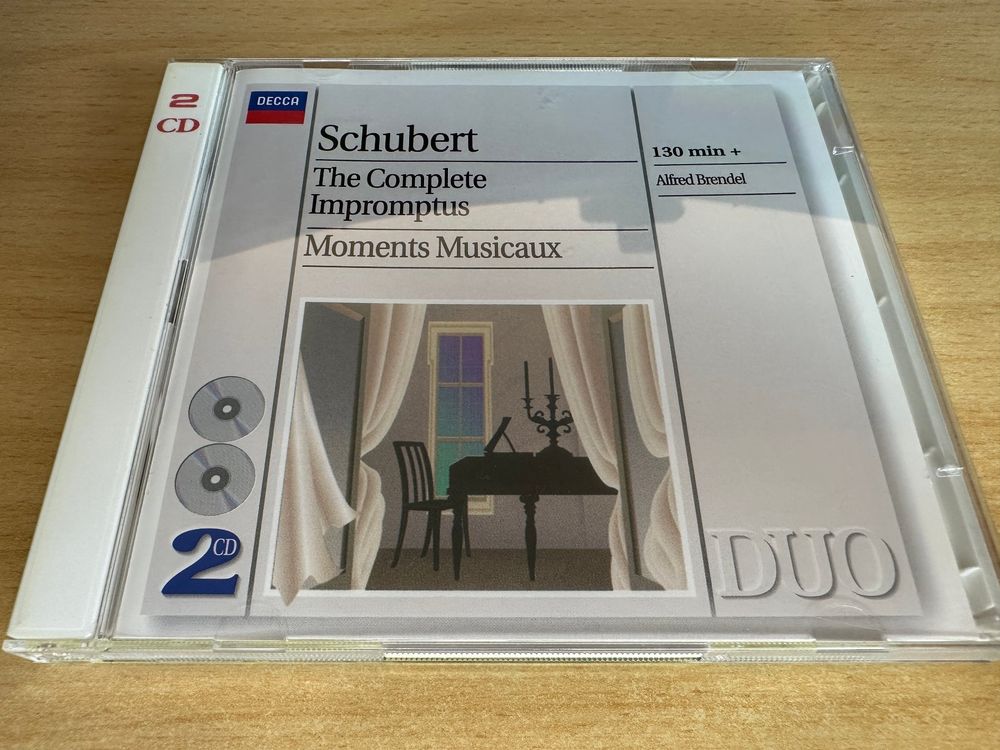 Schubert - Alfred Brendel – The Complete Impromptus - 2 CD (Gebraucht) in Rikon im Tösstal für ...
