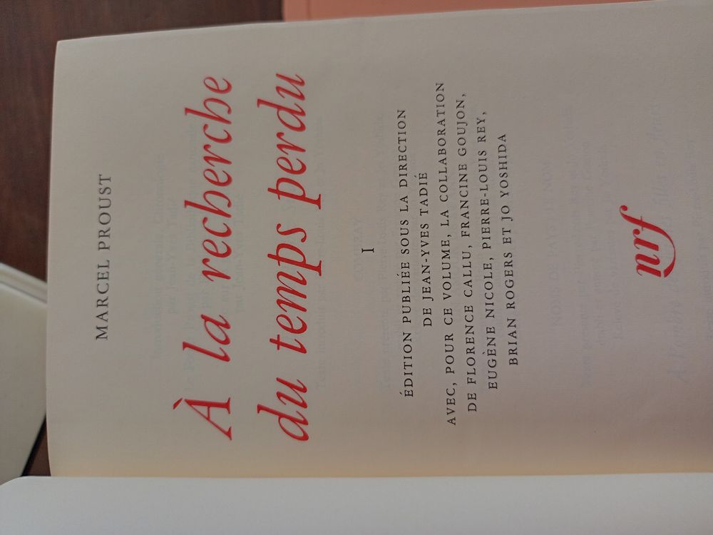 Proust la pléiade (Neuf (Voir description)) à Monthey pour CHF 20 ...