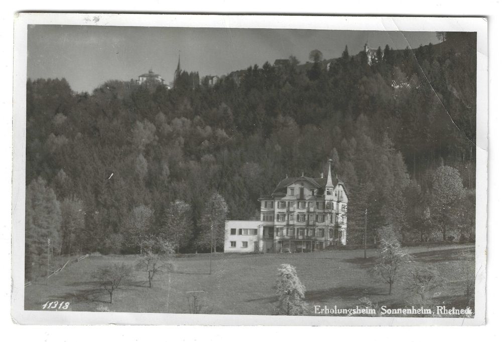 Postkarte "Rheineck Erholungsheim Sonnenberg" (4) (Gebraucht) in Andeer für CHF 1 – mit ...