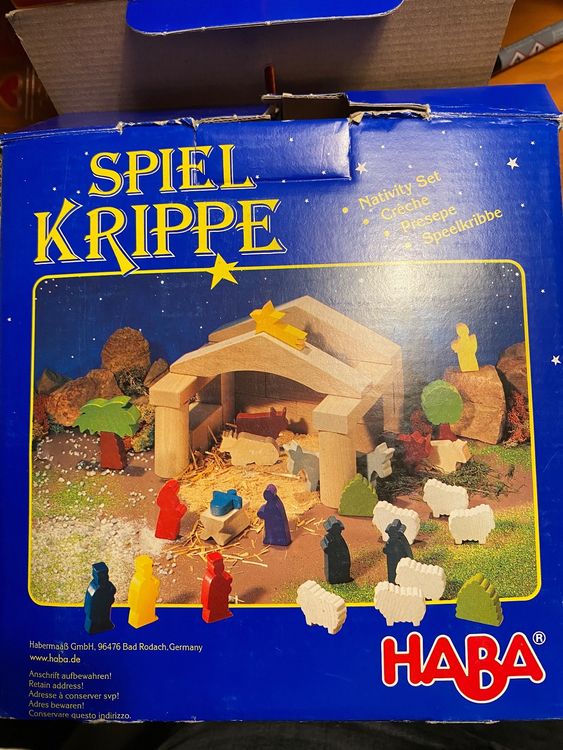 GROSSE HABA SPEL KRIPPE WIE NEU!!!!!!!!!!!!!!!!!!! (Gebraucht) in Bauma ...