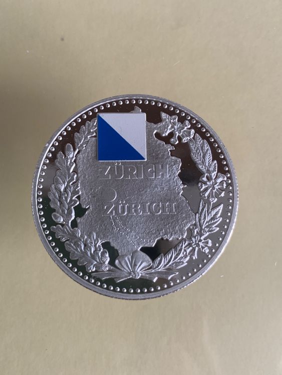 ZÜRICH - Silber 999 - 1 UNZE - Polierte Platte (Gebraucht) in LE LIGNON für CHF 36 – mit ...