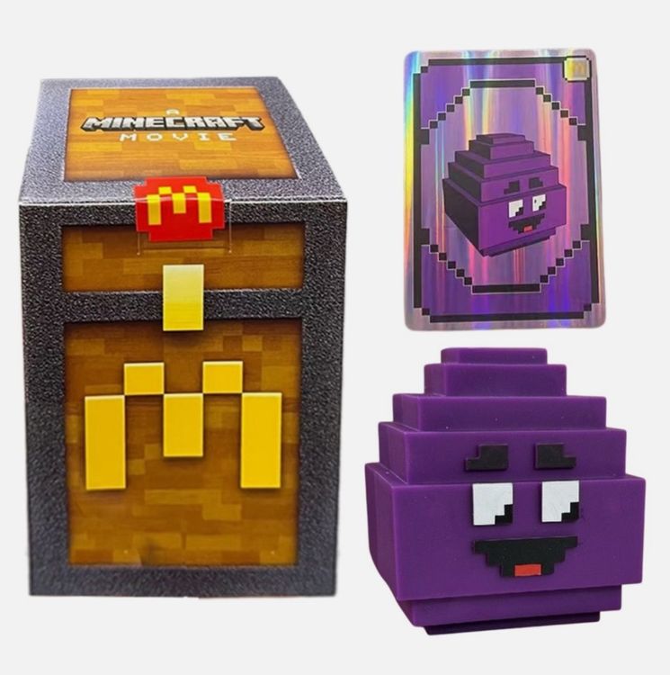 Mc Donalds Minecraft Grimace Egg and Card (Gebraucht) in Vinelz für CHF ...