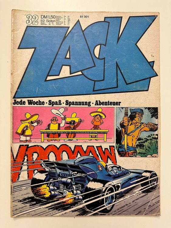 Rarität Zack Comics 32 von 1972 (Gebraucht) in Münsingen für CHF 8 ...